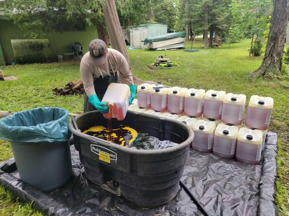 Benzie County rivers treated to kill invasive lamprey