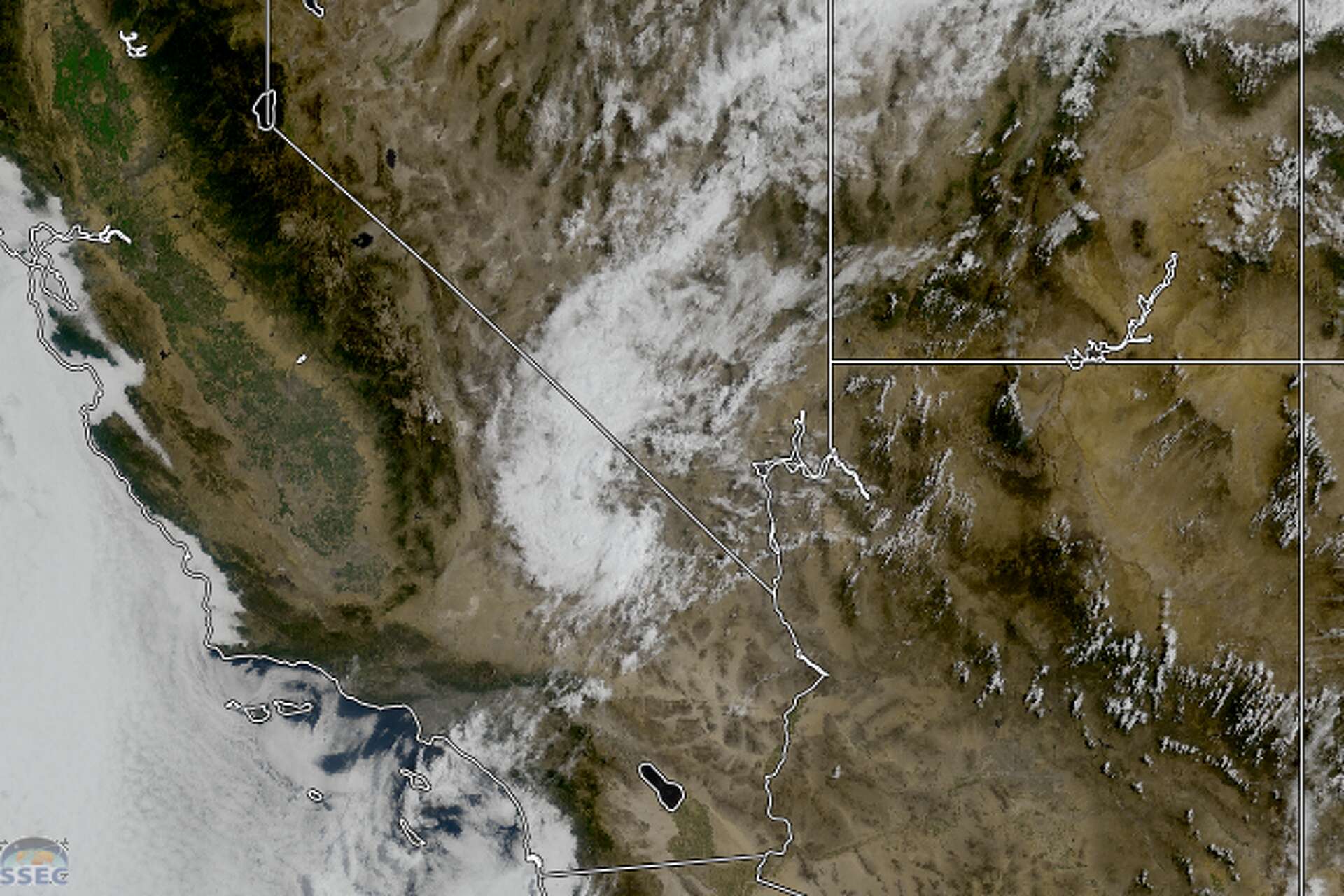 California weather: Unusual vortex could bring thunderstorms, rain