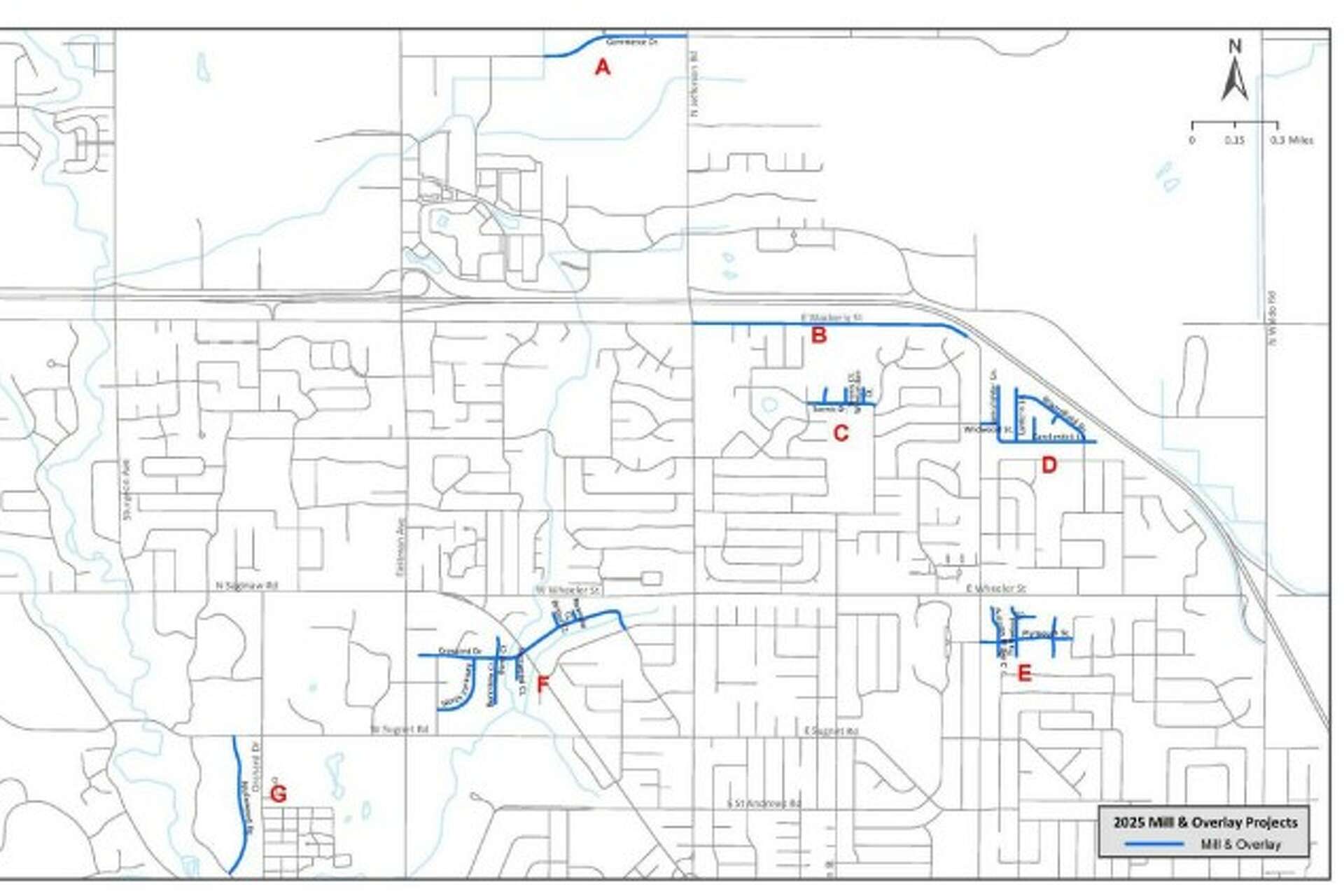 Mill & overlay program coming to some Midland streets