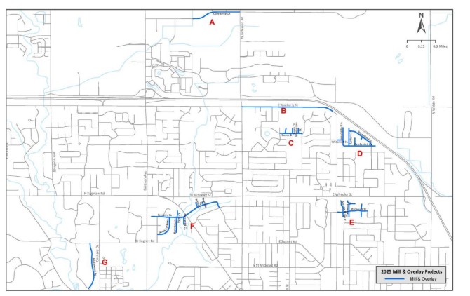 Mill & overlay program coming to some Midland streets