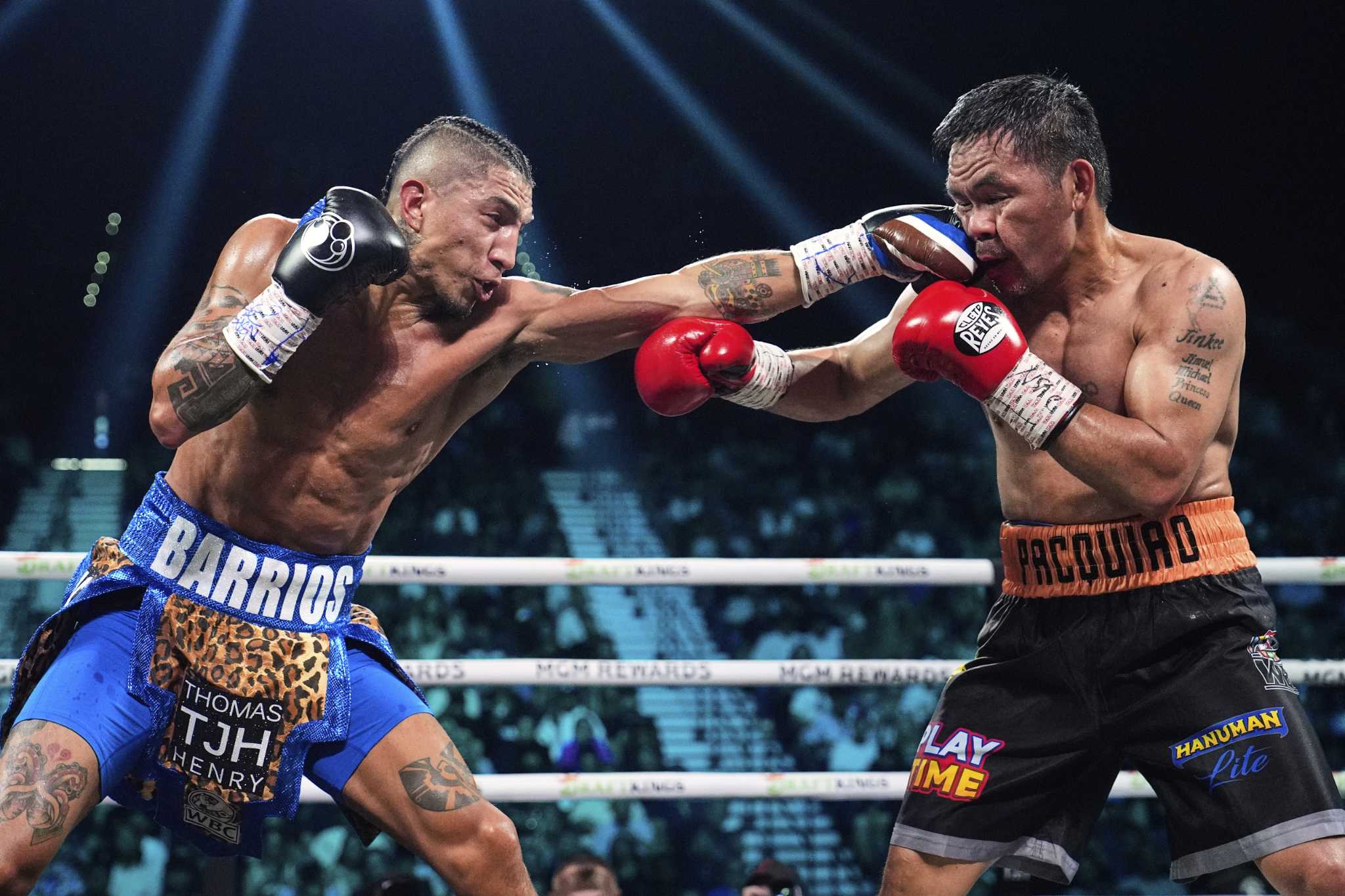 Mario Barrios pushes Manny Pacquiao to majority draw to retain belt