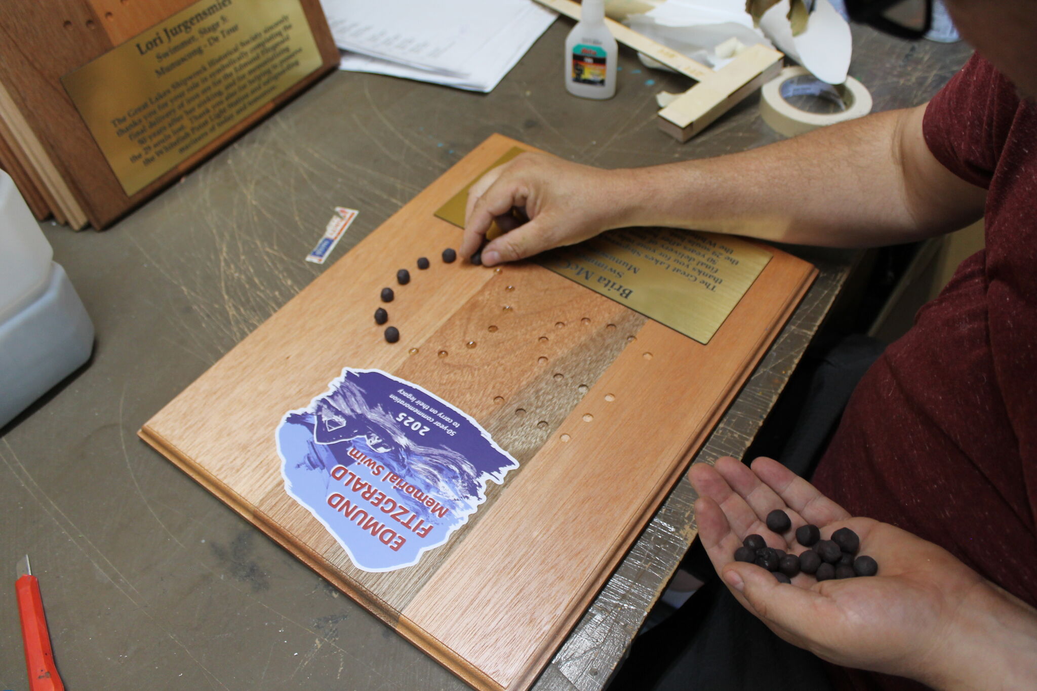 Edmund Fitzgerald event plaques created in Manistee County