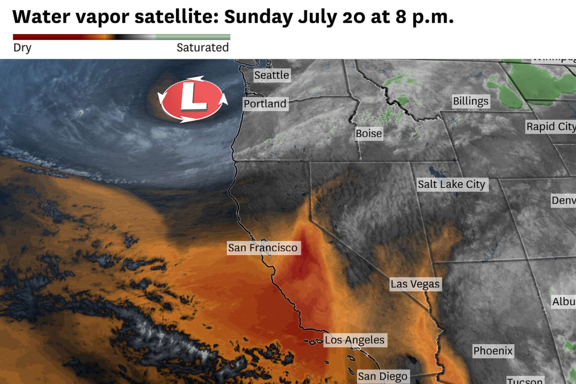 California weather: System to bring winds, unseasonable temperatures