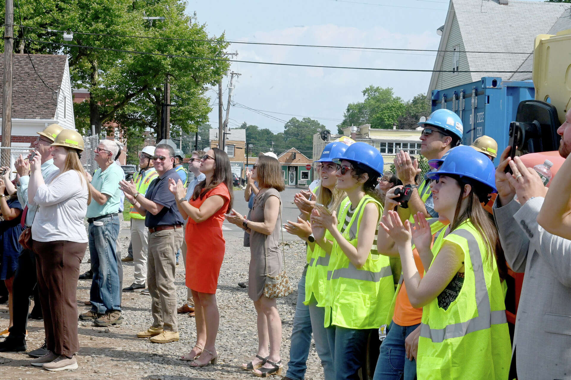 Manchester library reaches structural completion with beam ceremony