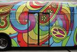 Muni just unveiled new psychedelic buses in San Francisco