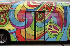 Muni just unveiled new psychedelic buses in San Francisco