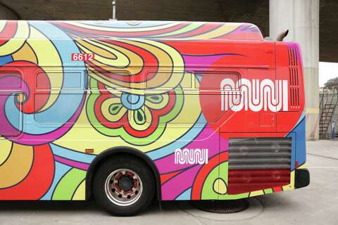 Muni just unveiled new psychedelic buses in San Francisco