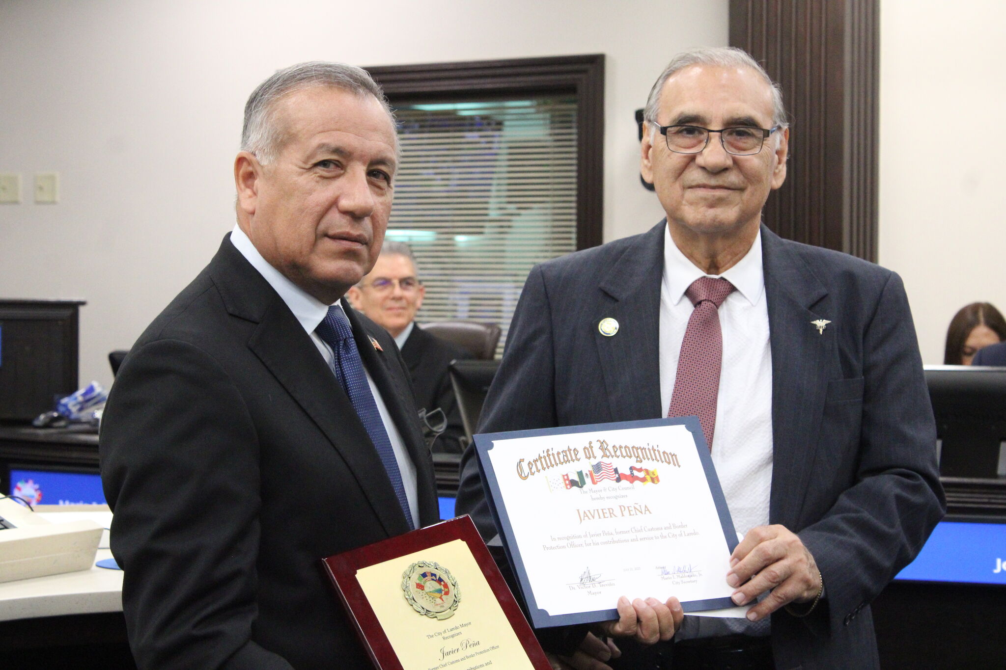 Laredo honors retired CBP Chief Peña for border service, programs