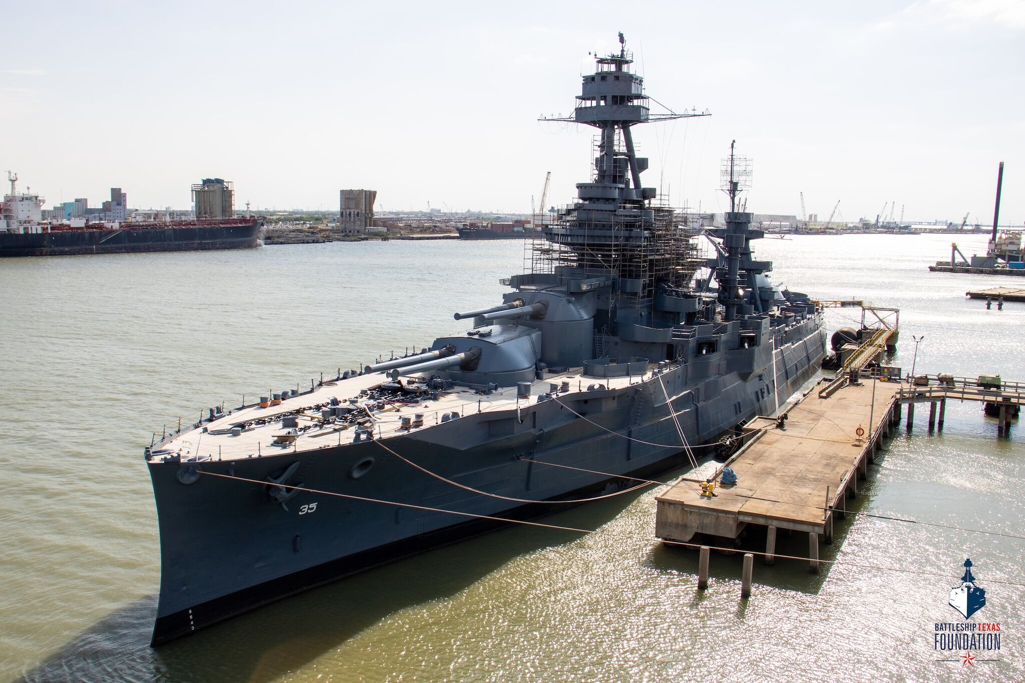 Battleship Texas gets its permanent Texas Gulf Coast home