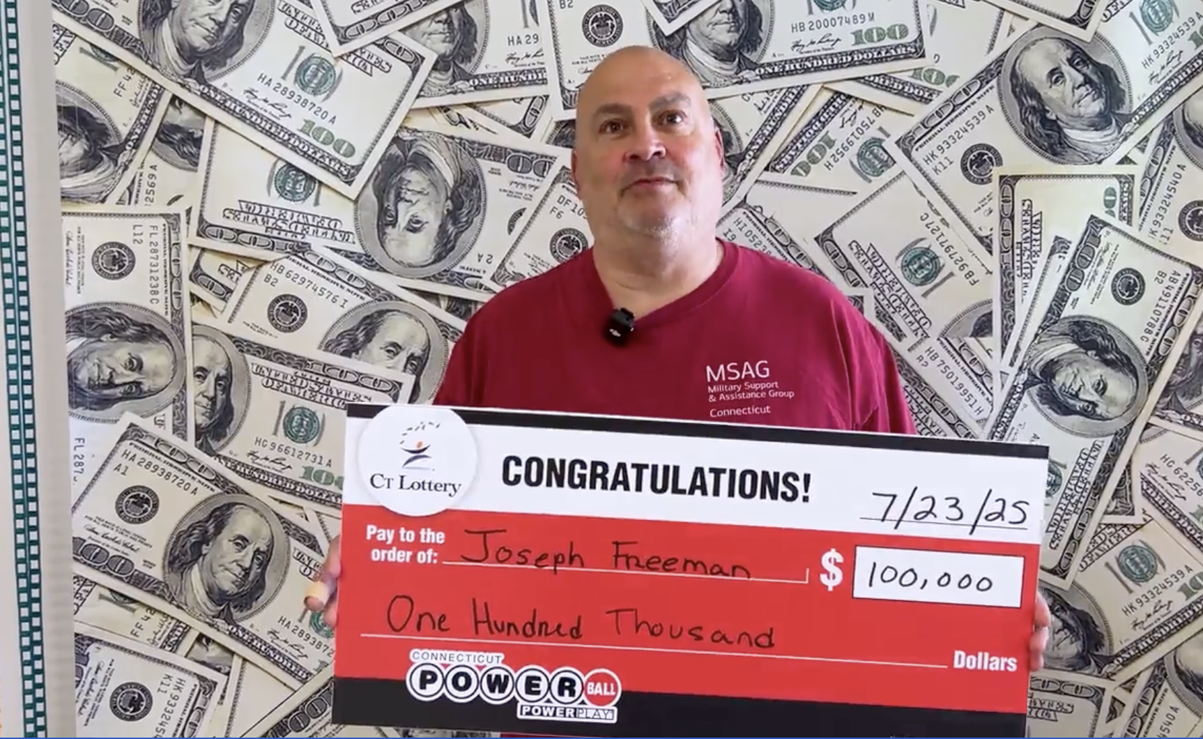 Longtime CT lottery player wins $100K with help of wife of 25 years