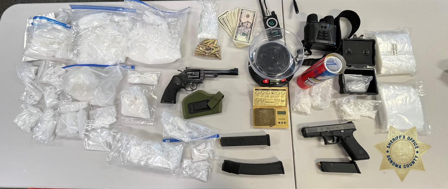 Two men allegedly found with 8 pounds of meth in Santa Rosa hotel