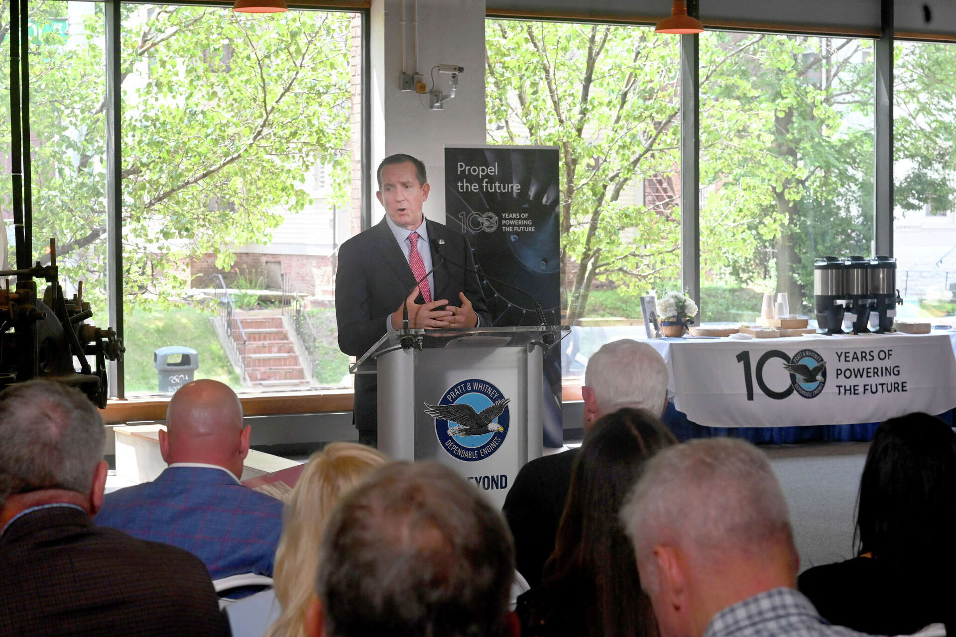 Jet-engine maker Pratt & Whitney pays tribute to original HQ in CT