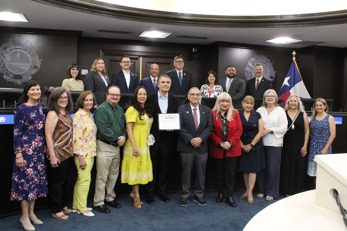 Polish Composer Mikolaj Gorecki honored by Laredo for musical impact