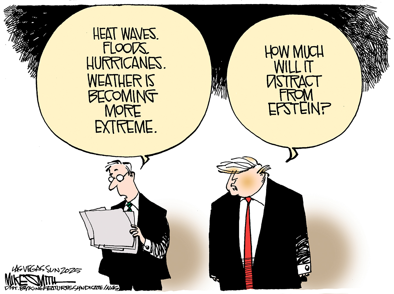 Opinion cartoon: Art of distraction