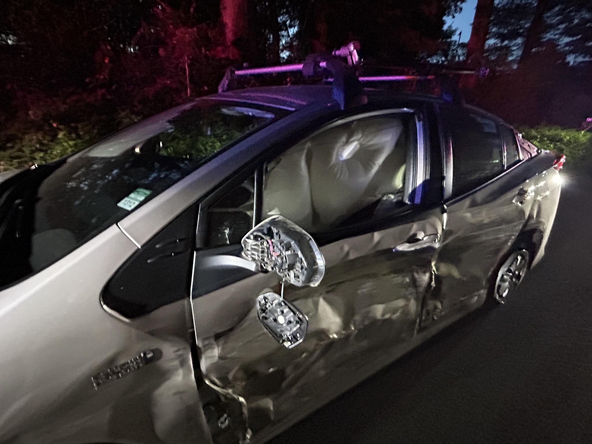 Wilton town manager looking for suspect who hit his car