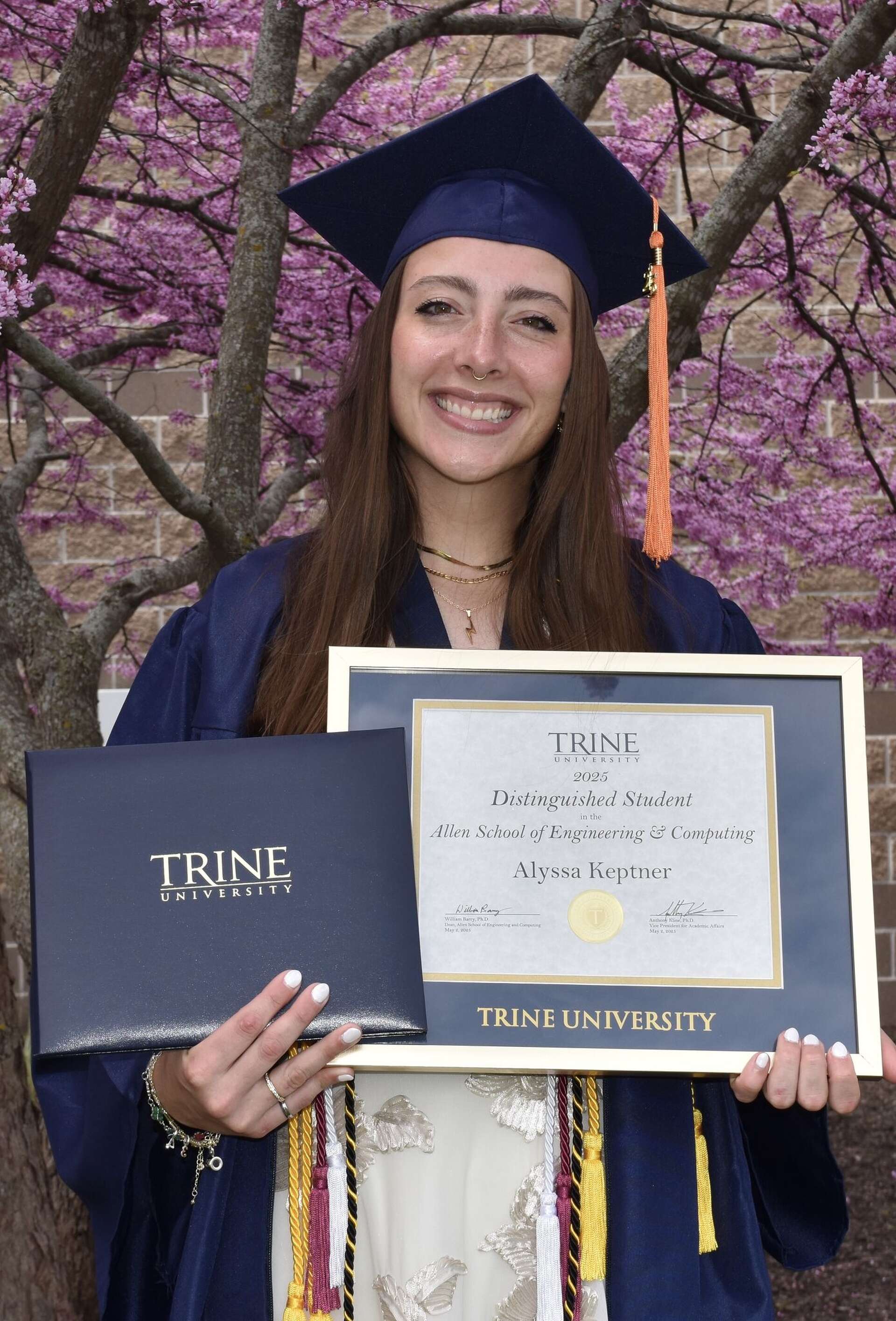 Dow's Keptner earns multiple awards with Trine lax