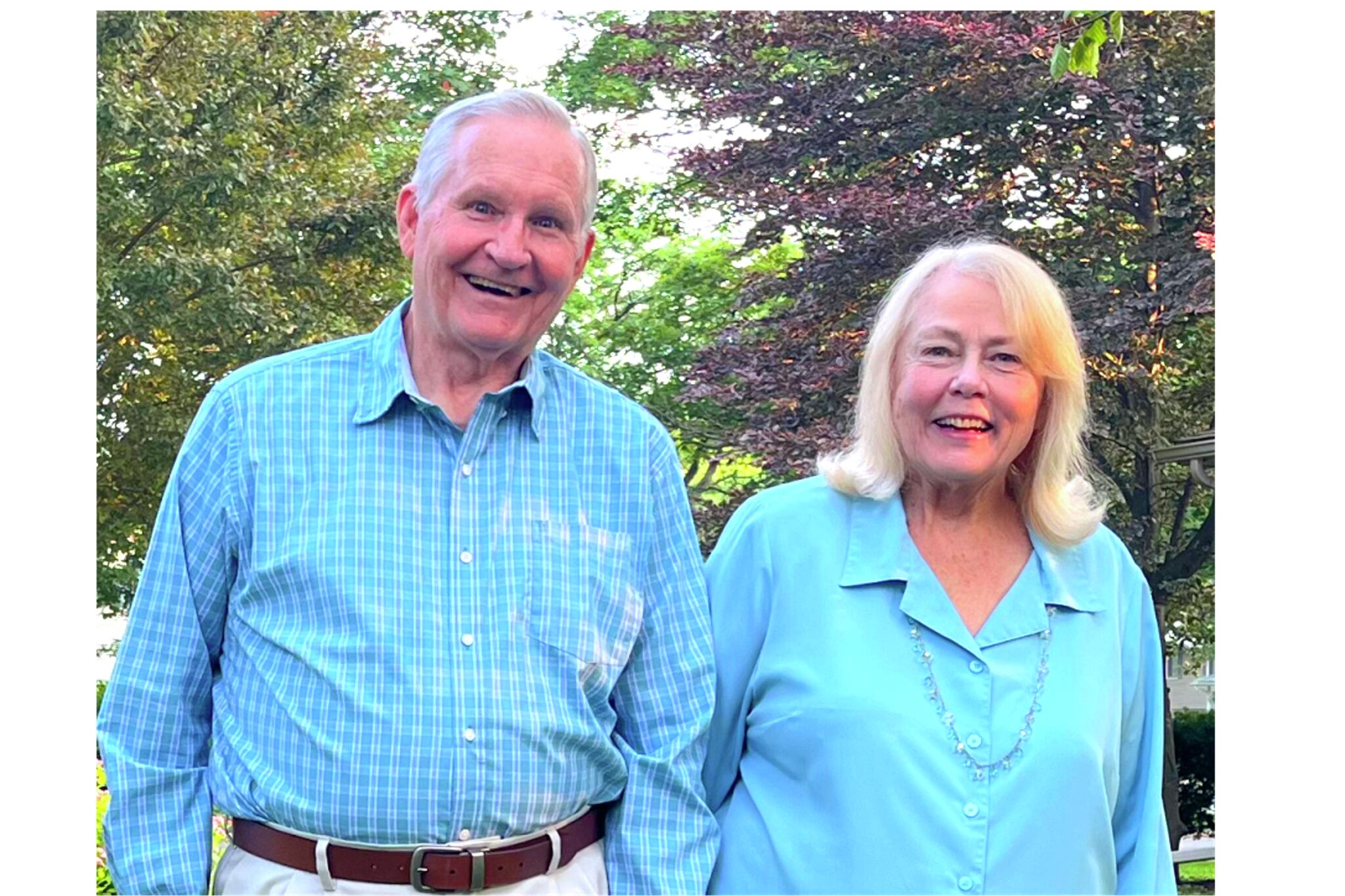 Marilyn and Claude Price celebrating 60th anniversary