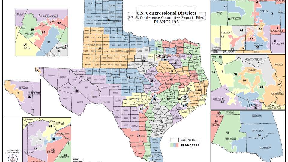 One Texas redistricting map shows Lubbock, San Antonio in same district
