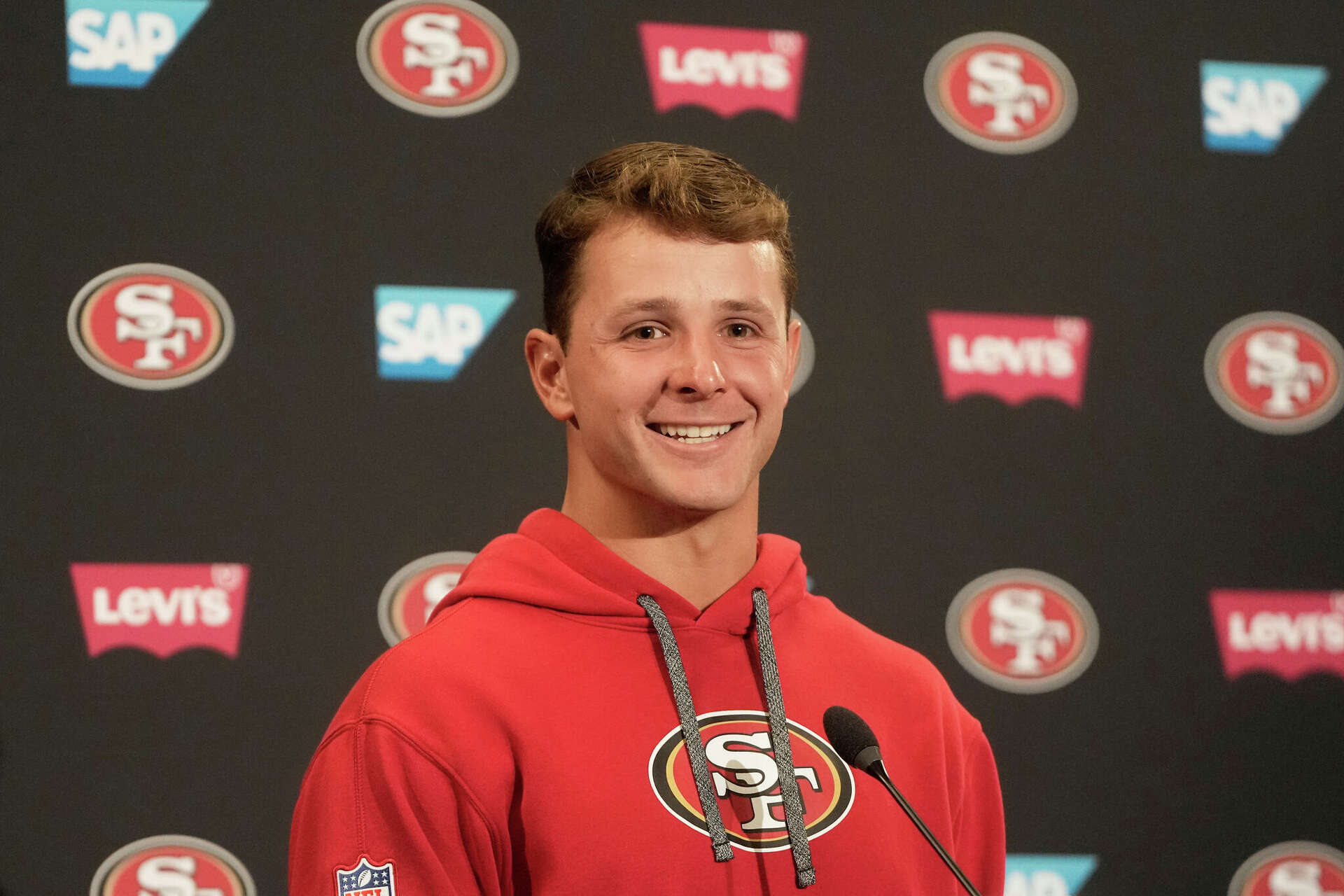 49ers' Brock Purdy becomes a new dad 2 weeks after Christian McCaffrey