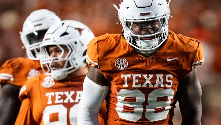 Longhorns defensive end Barryn Sorrell speaks on in-season developments