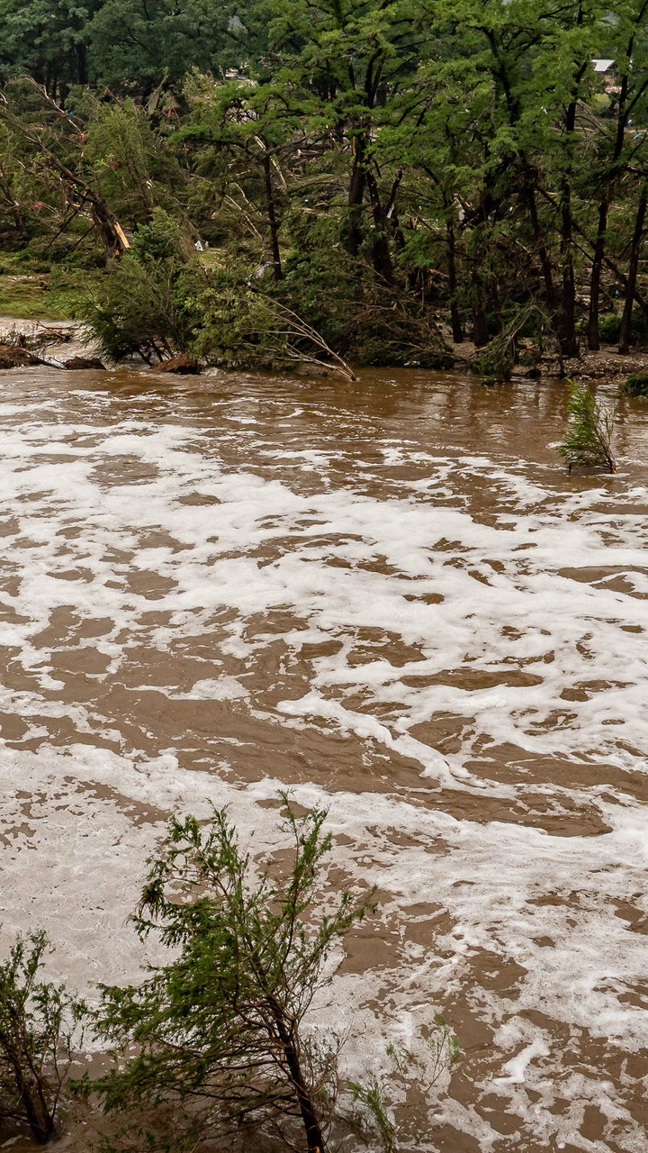 Video captures raging Guadalupe River floodwaters