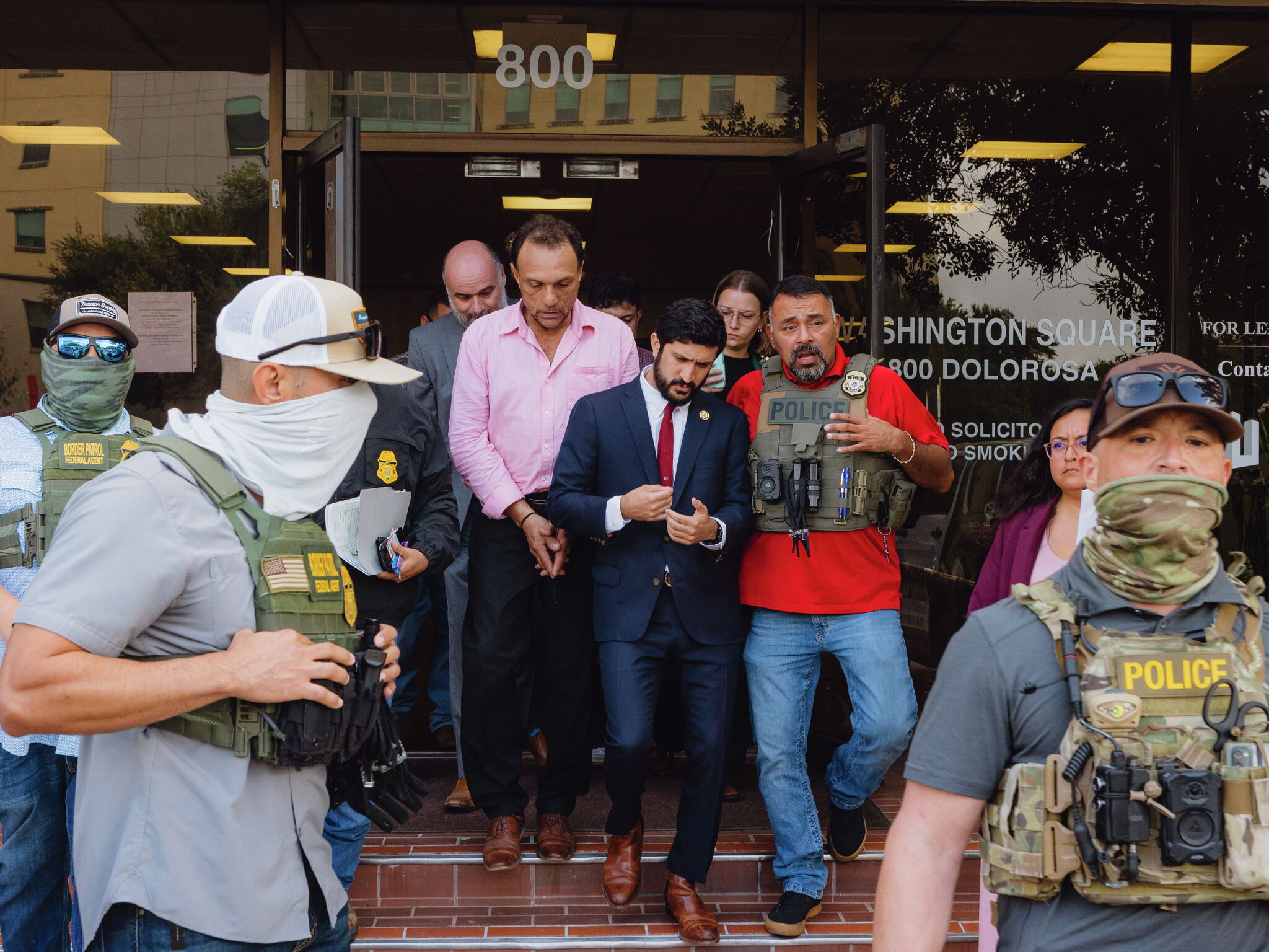 Rep. Casar decries arrests during San Antonio immigration court visit