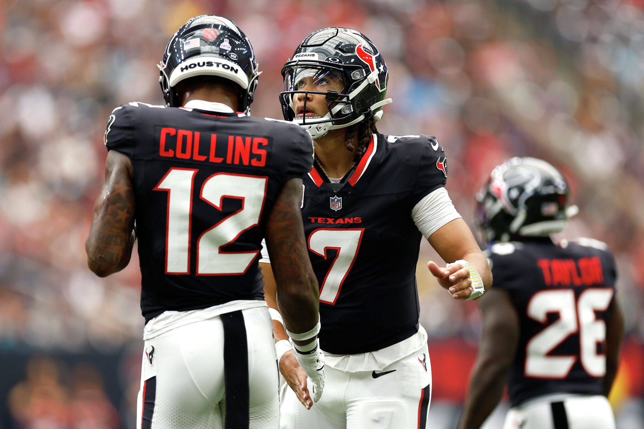 One weekend a year, C.J. Stroud and Nico Collins don't talk at all