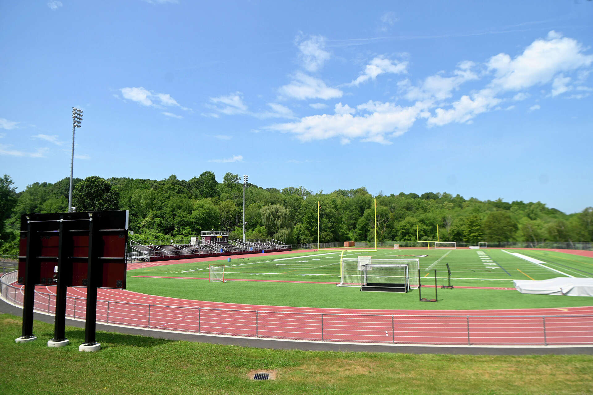 Sheehan High School track begins cracking after two years