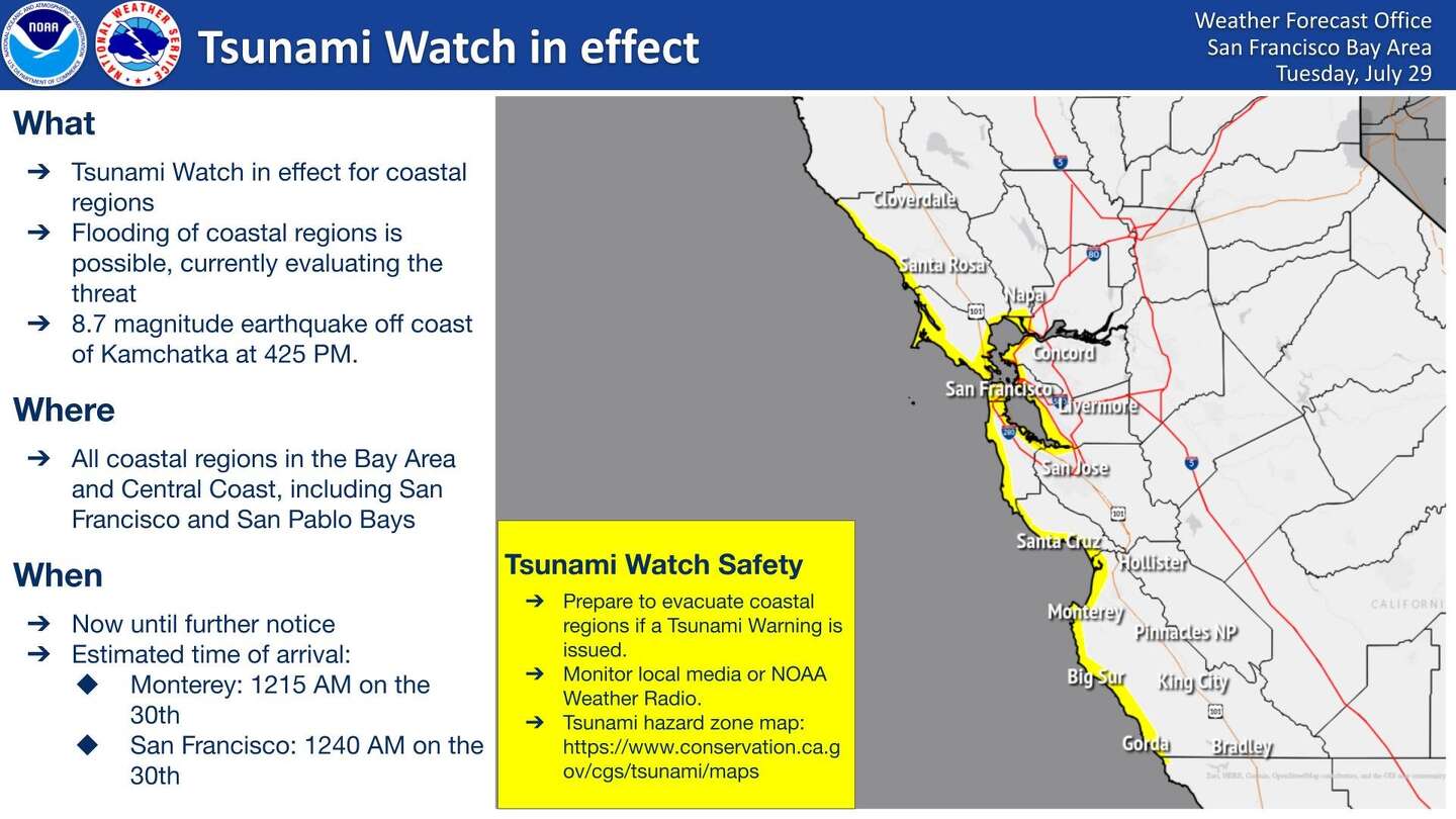 Tsunami advisory issued for Calif. after powerful quake near Russia