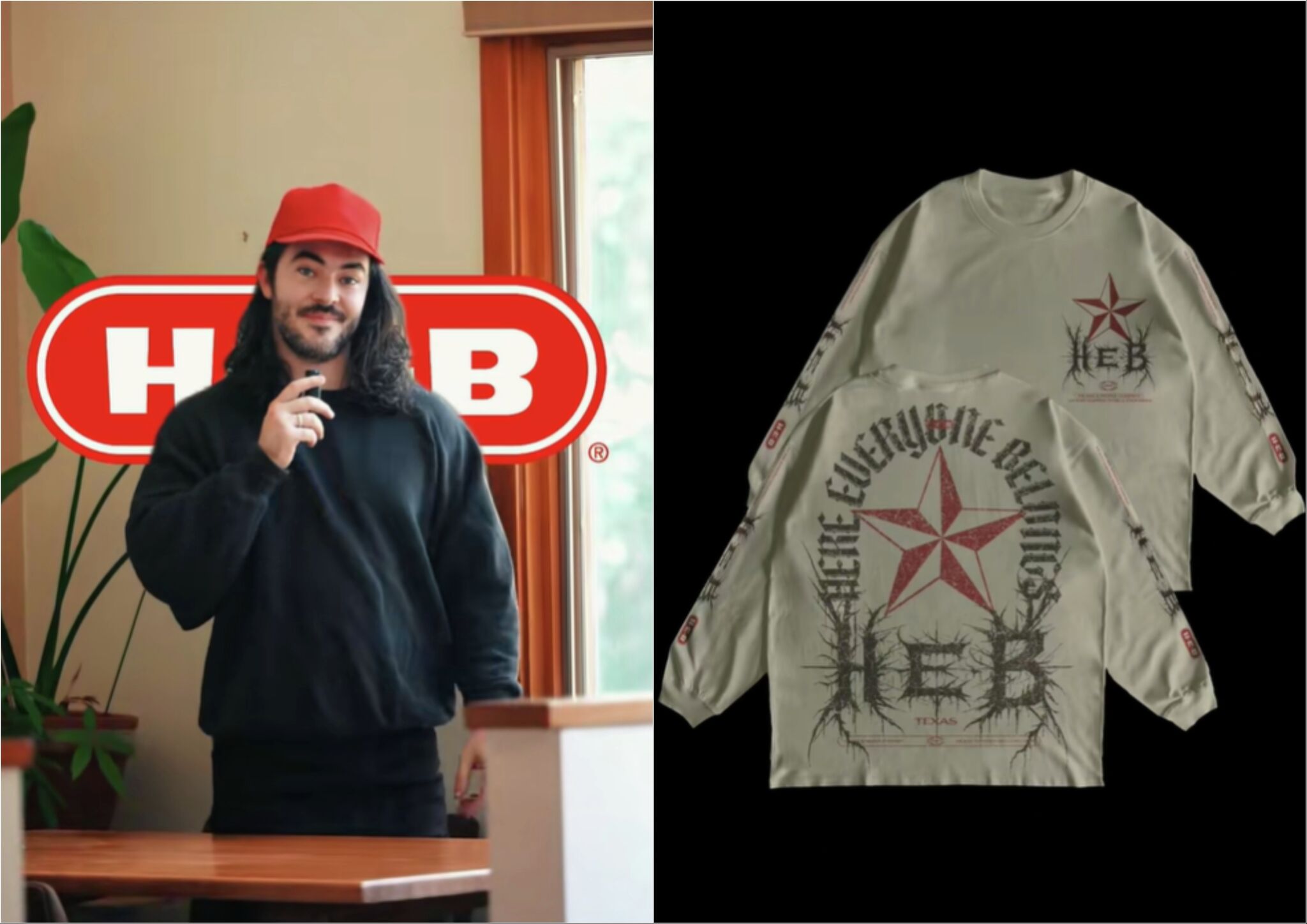 Designer's heavy metal H-E-B 'merch' has Texans going wild