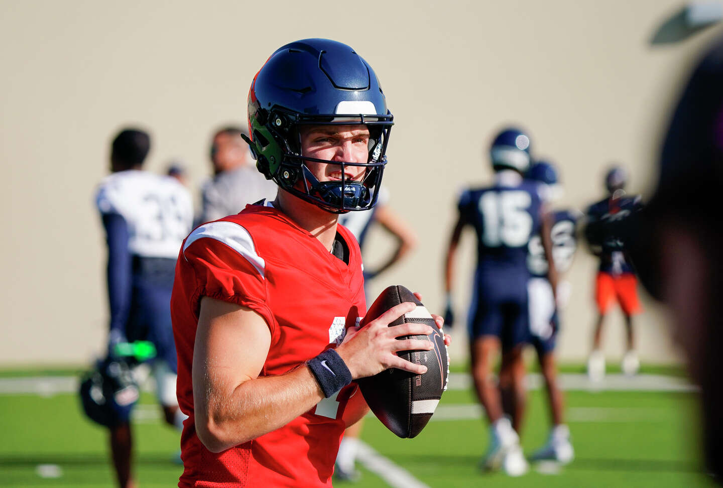 Owen McCown embraces leadership role as UTSA opens fall practice