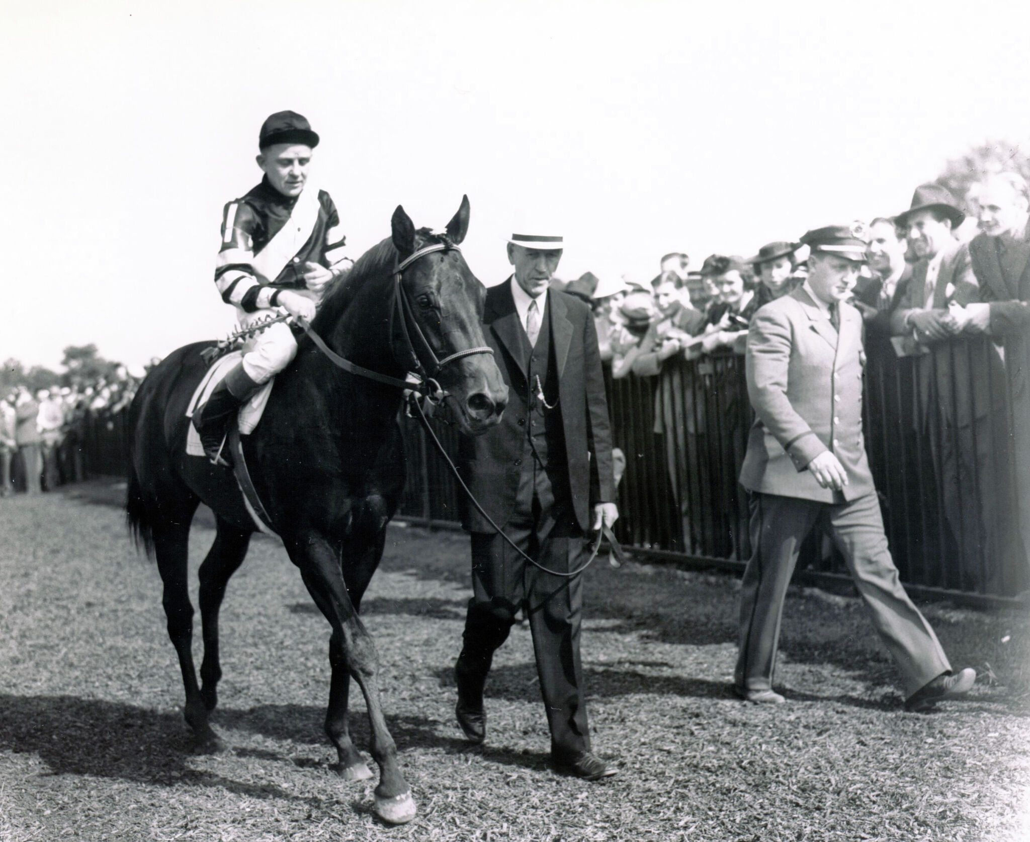 George Conway, trainer of War Admiral, entering Racing Hall of Fame