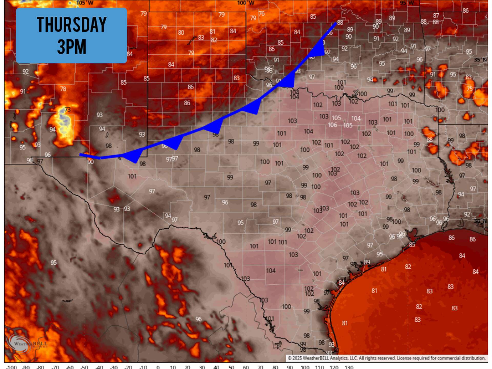 Cold front hits North Texas tonight, will it reach San Antonio?