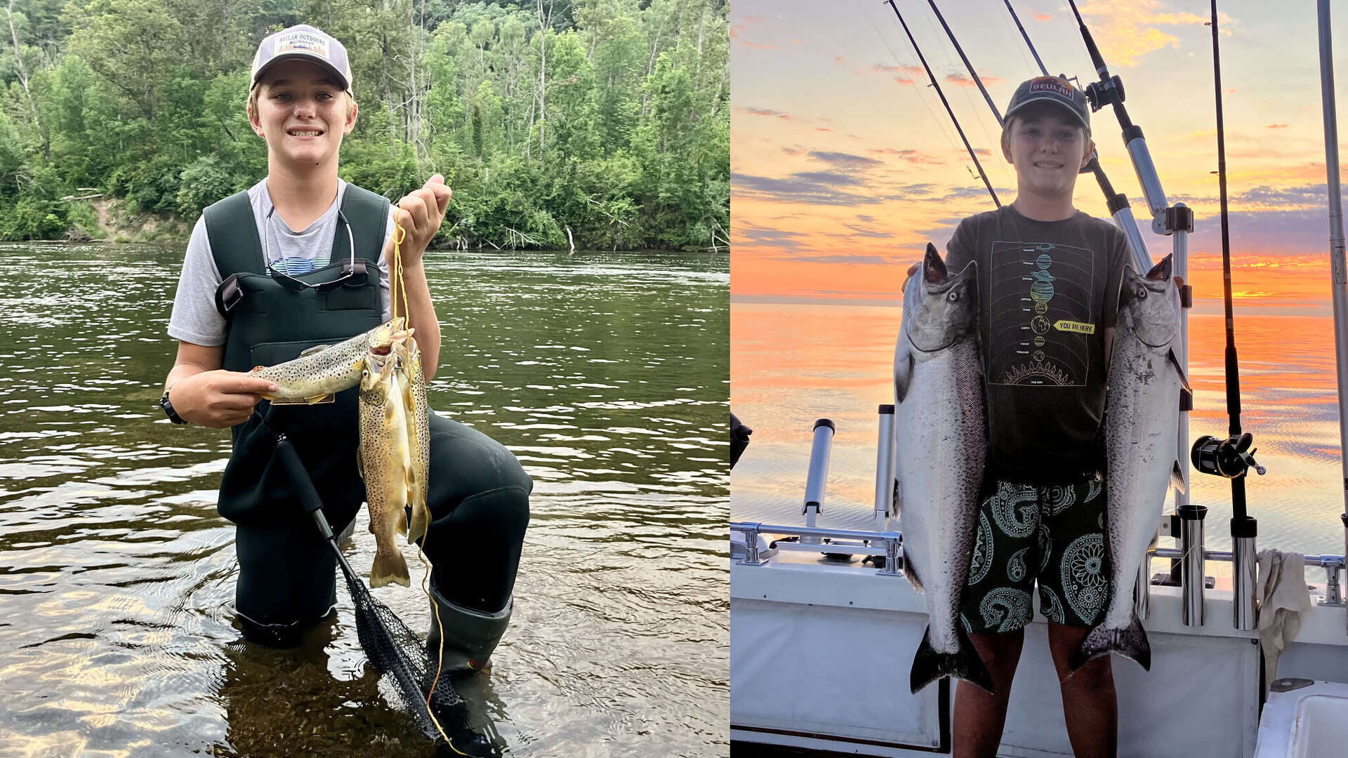 Lake Michigan fishing report shows scattered fish in Manistee