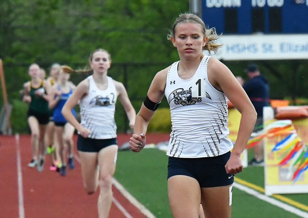 Elena Rybak leaves Father McGivney track as eight-time state champ