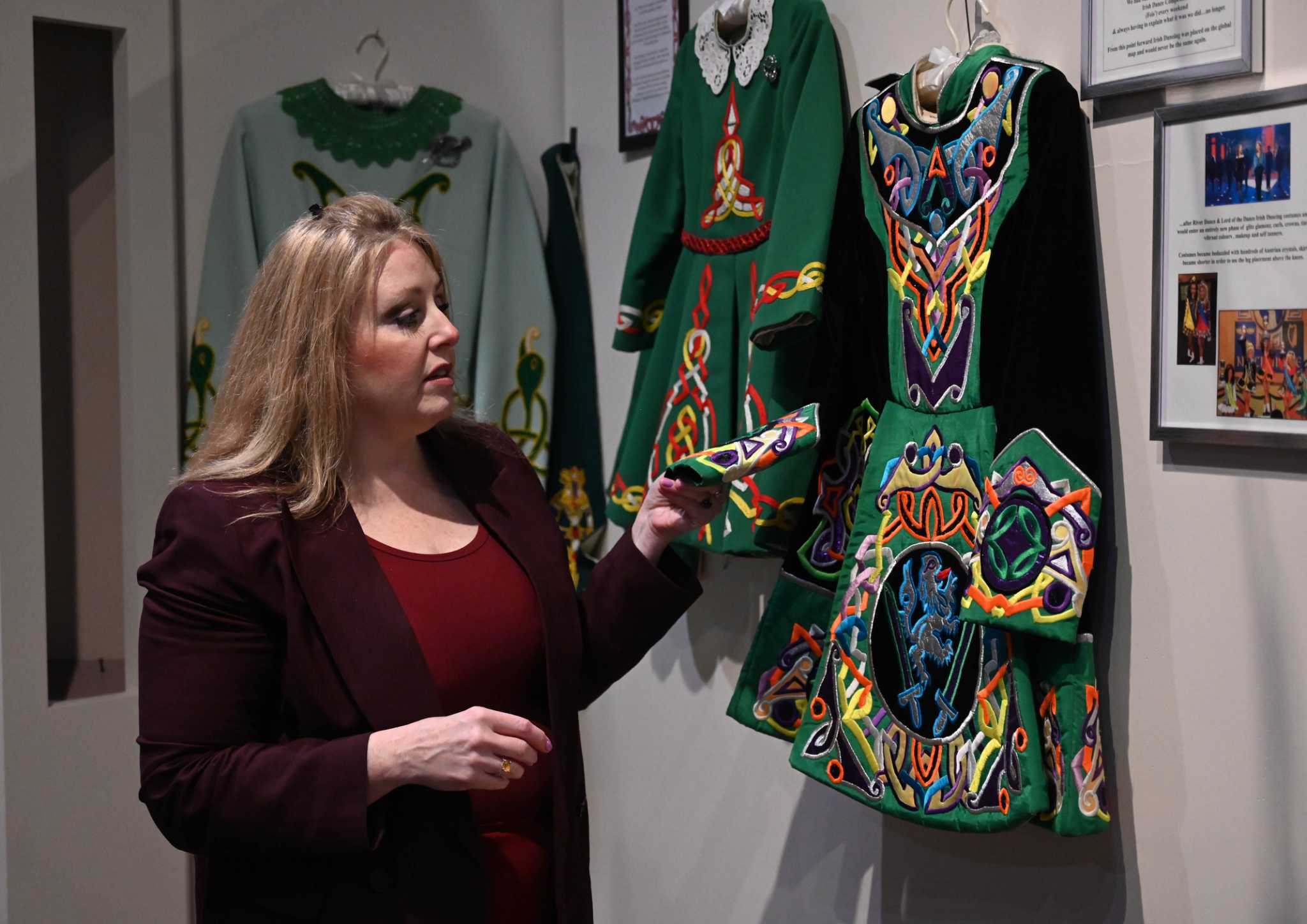 Albany costume exhibit honors Irish dance teacher, Michael Farrell