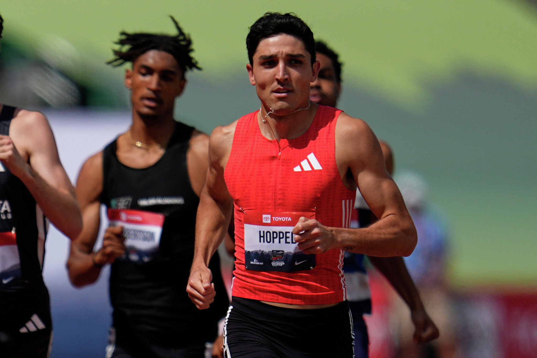Midland High grad Bryce Hoppel opens USATF Championships with win