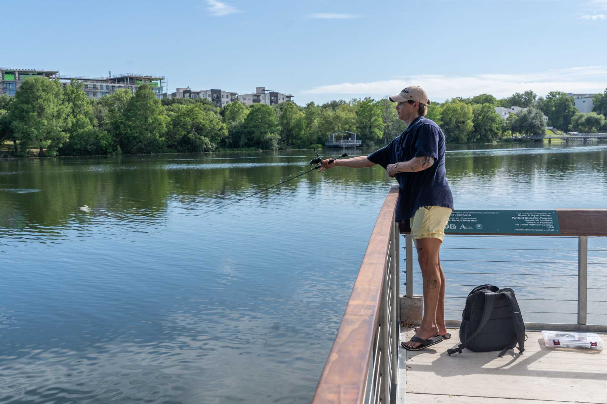 New fishing pier opens on Lady Bird Lake, see photos