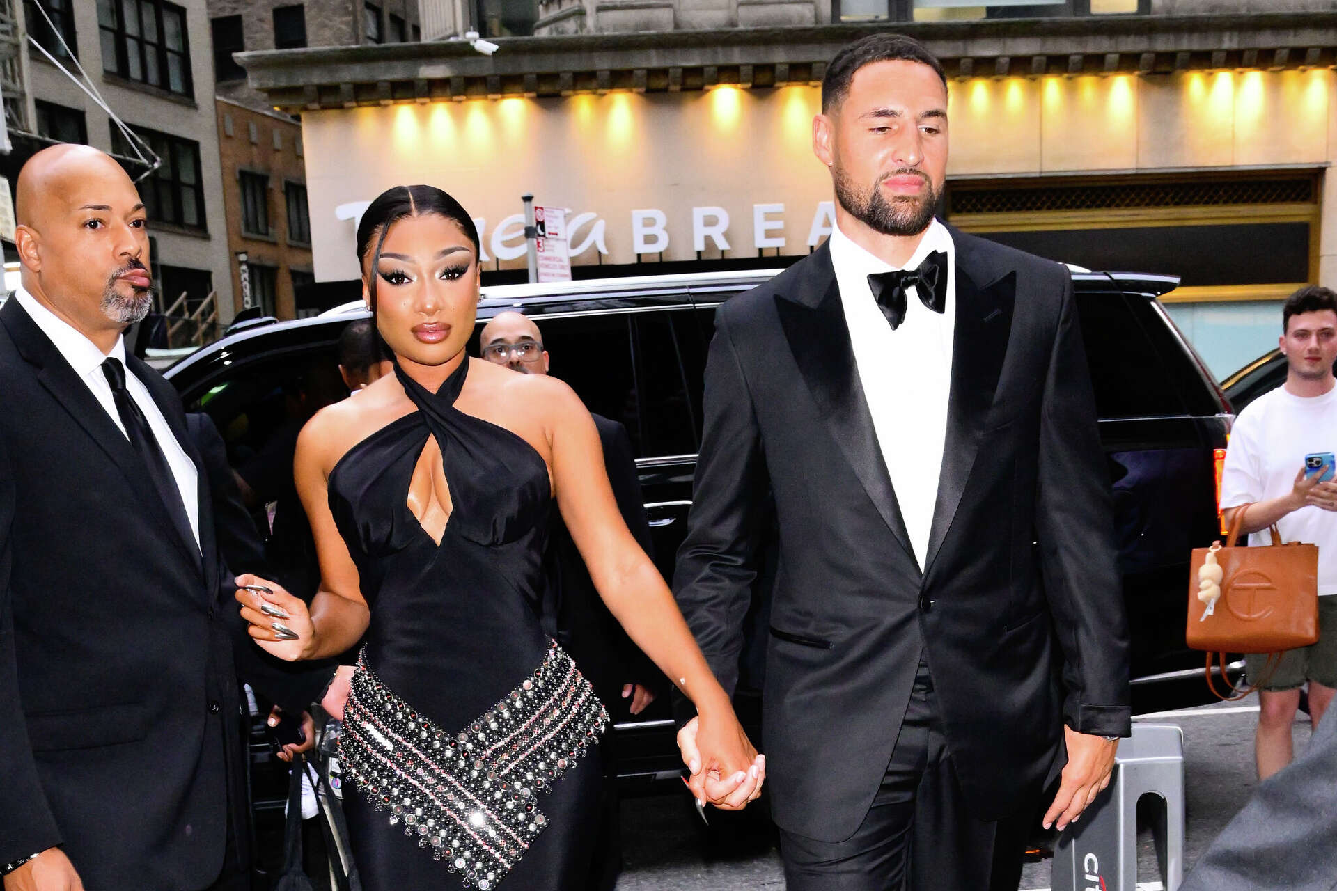 Megan Thee Stallion and Klay Thompson go fishing on a yacht