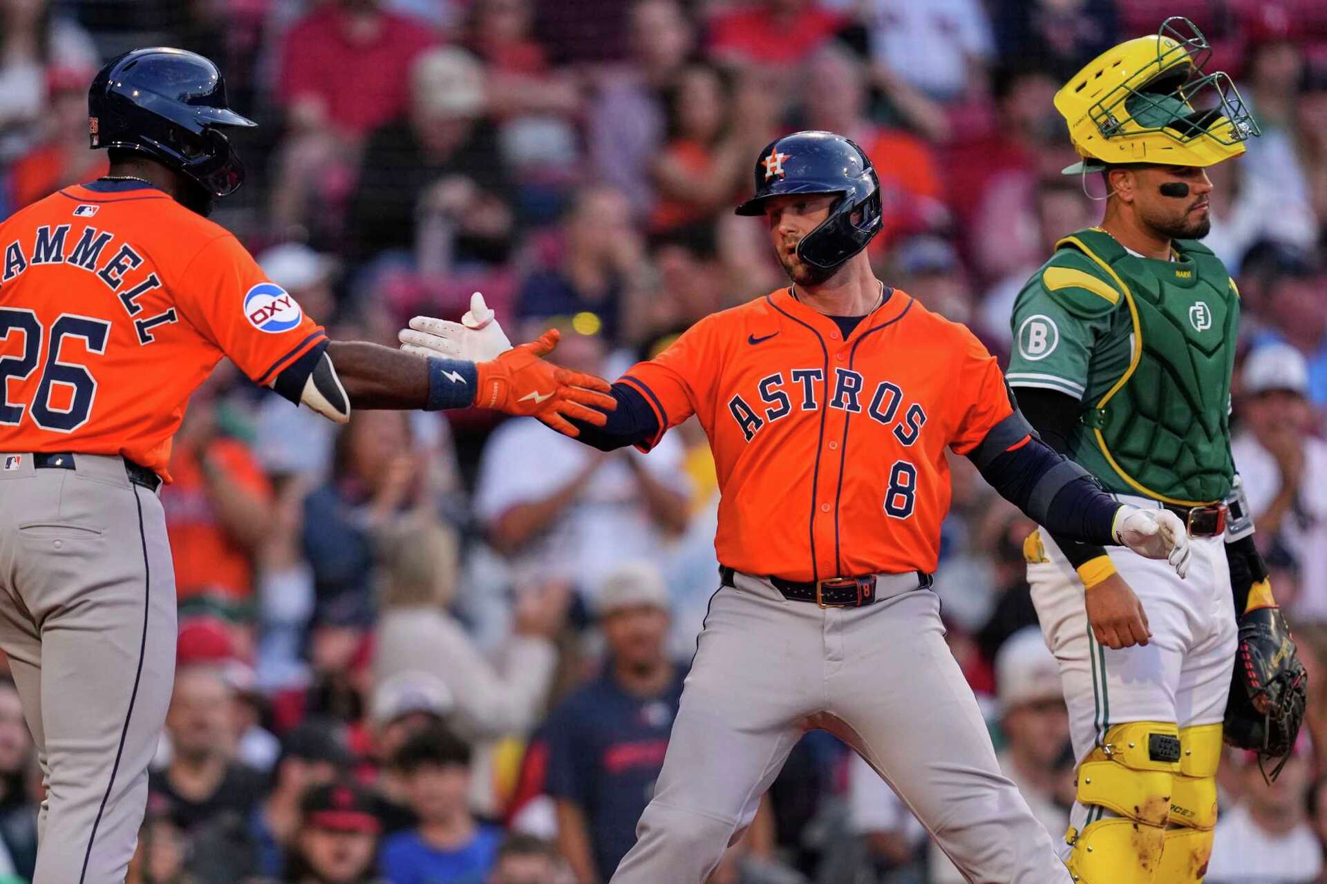 Houston Astros' bats shut down in 10-inning loss to Boston Red Sox
