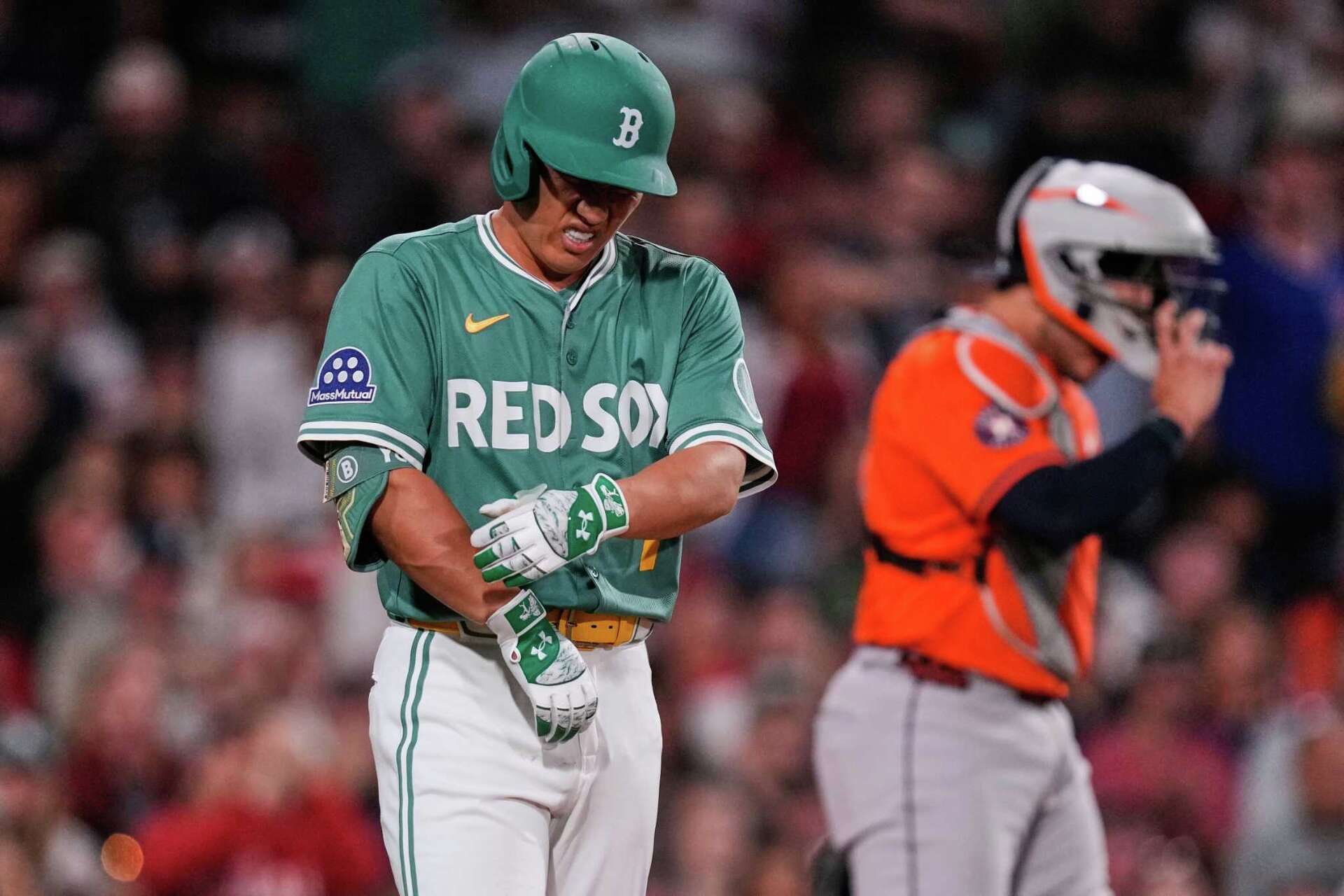 Houston Astros' bats shut down in 10-inning loss to Boston Red Sox