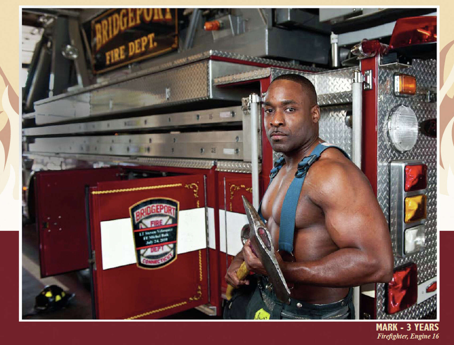 Hot stuff: Bridgeport firefighters show their sexy side for fundraising ...