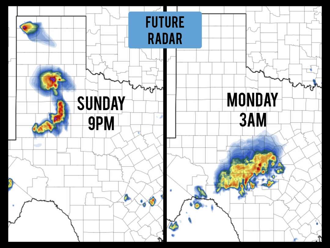 Severe storms to hit parts of Texas late Sunday. Here’s where.