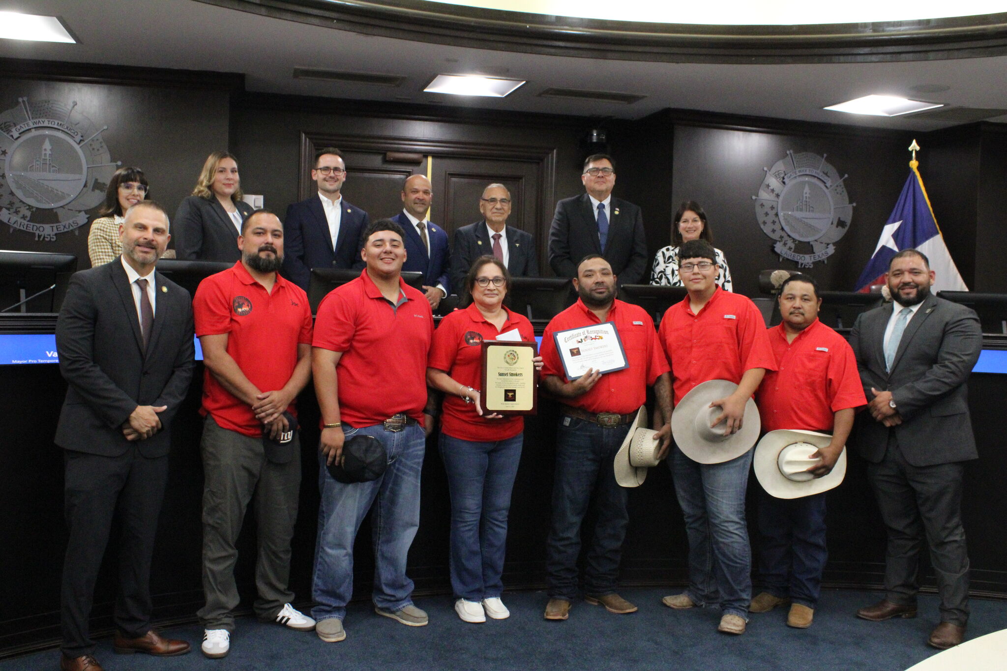 Sunset Smokers honored for grilling, helping Laredo community