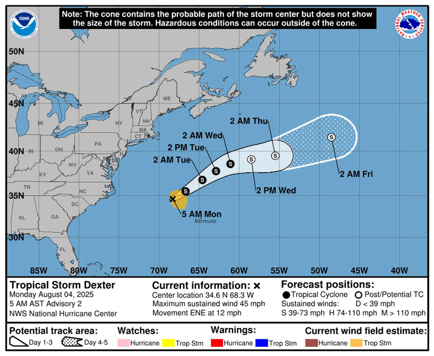 Tropical Storm Dexter forms as 2025 hurricane season intensifies