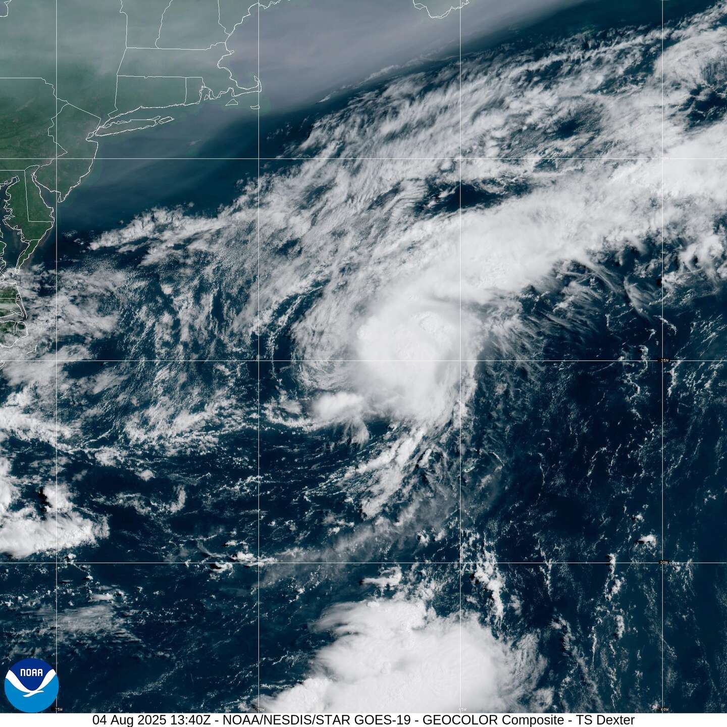 Tropical Storm Dexter forms as 2025 hurricane season intensifies