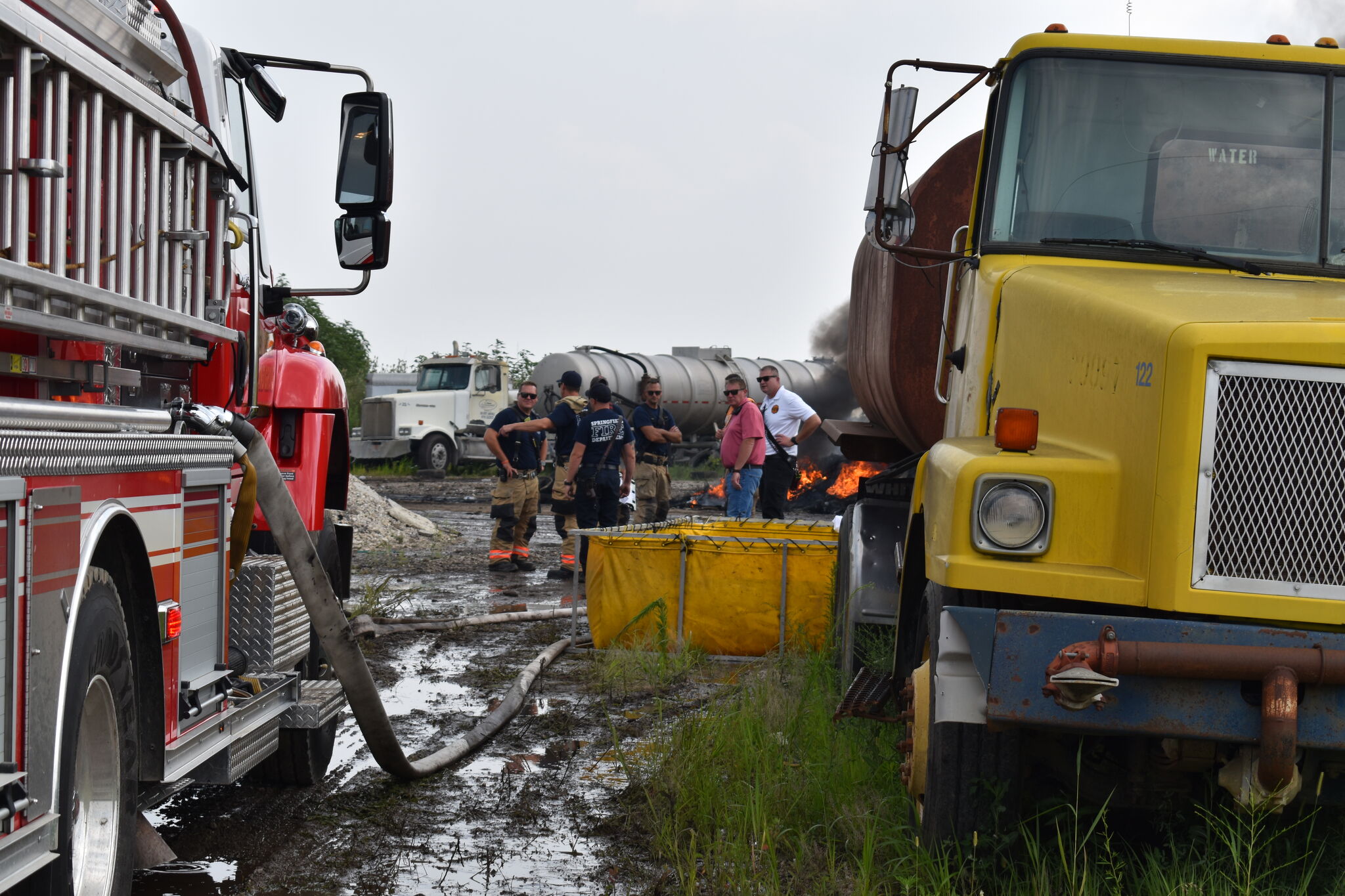 14 agencies, thousands of gallons of water used on Alexander fire