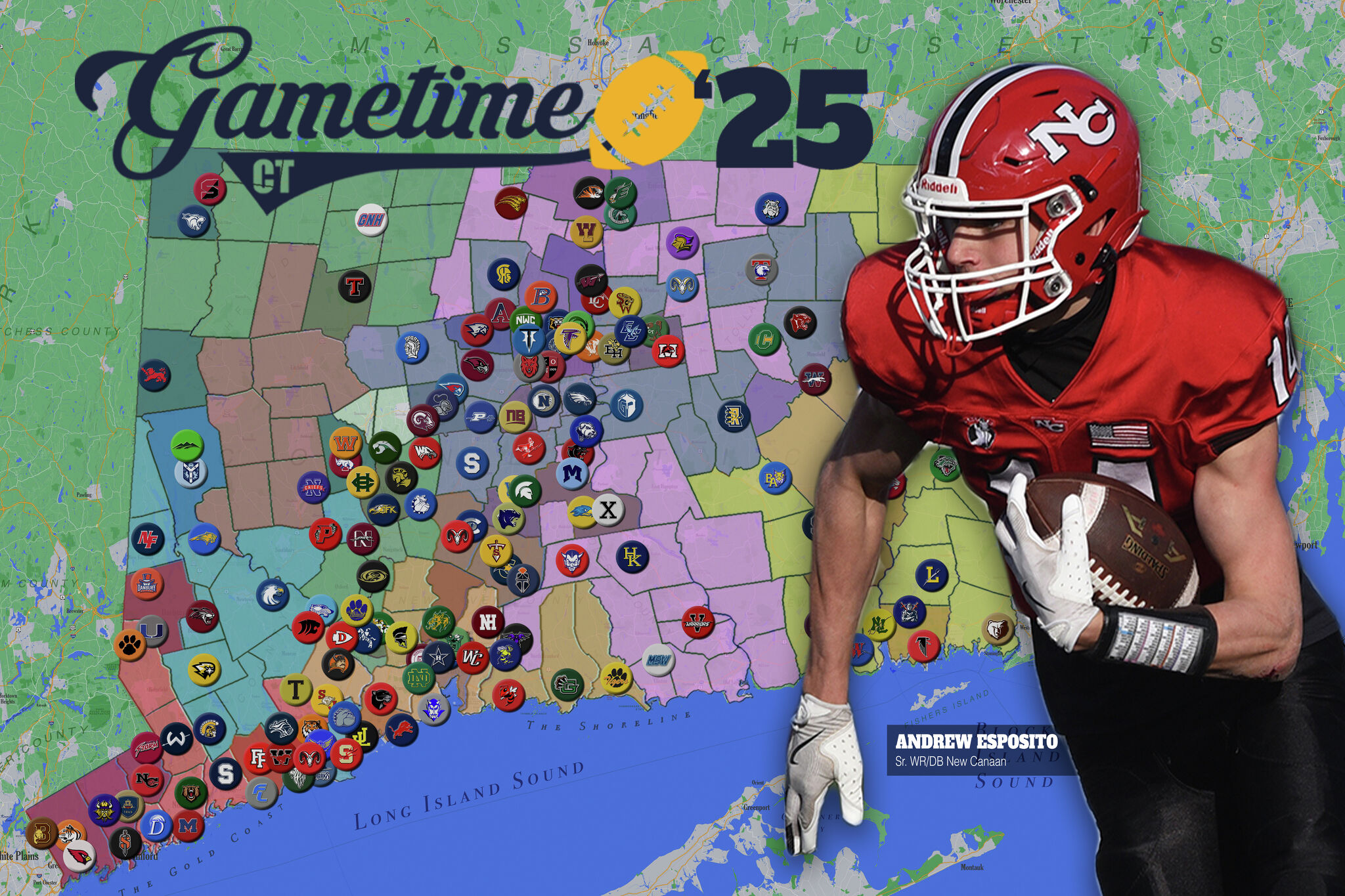 CT high school football 2025 team previews from GametimeCT
