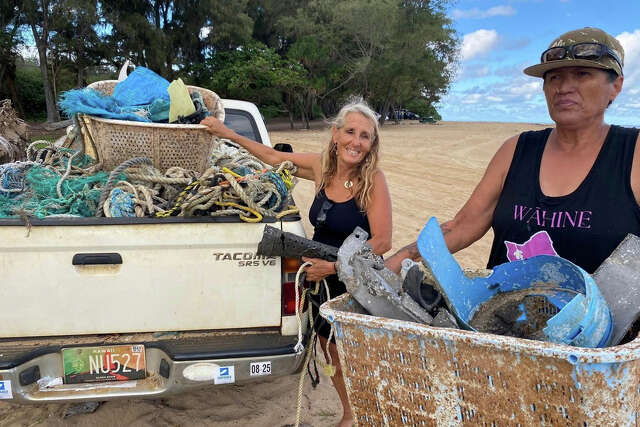 Hawaii island's beaches see record-breaking amount of trash