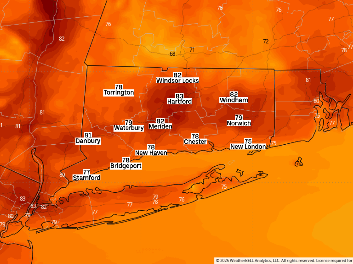 Wildfire smoke clears out of CT. But dry weather comes with a worry.